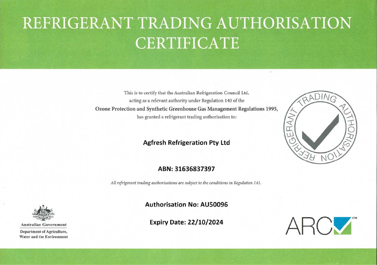 About Us - Agfresh Refrigeration Pty Ltd